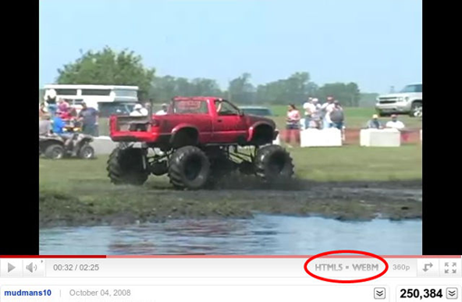 Create a search shortcut to find YouTube WebM videos from your browser